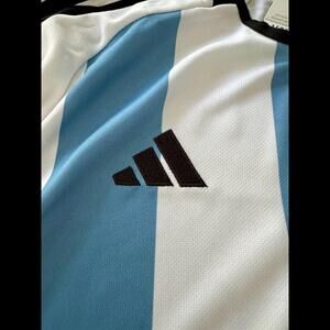 adidas | Shirts | Adidas Argentina 222 World Cup Final Jersey Di Maria ...